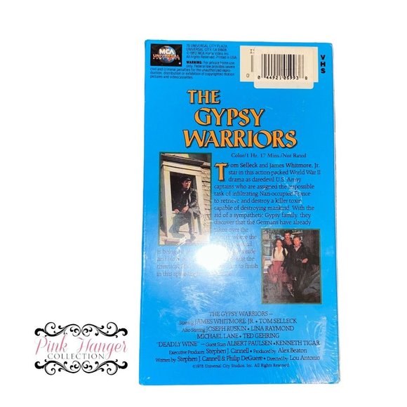 Media | The Gypsy Warriors Vhs Tom Selleck Brand New Sealed | Poshmark